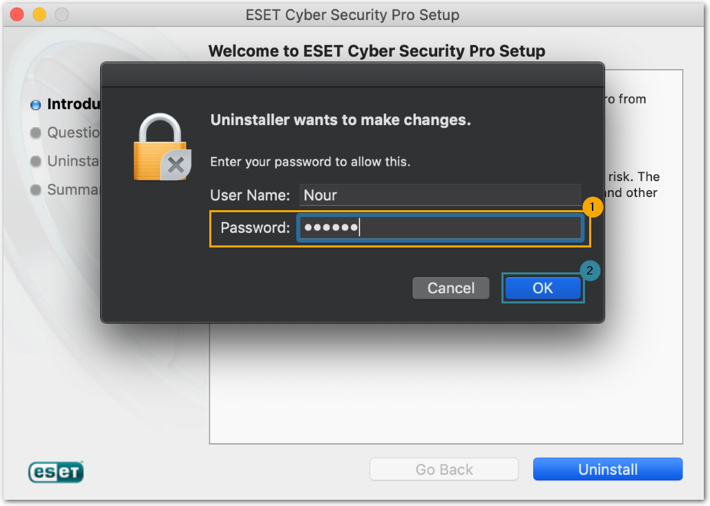 מדריך להסרת ESET Cyber Security Pro